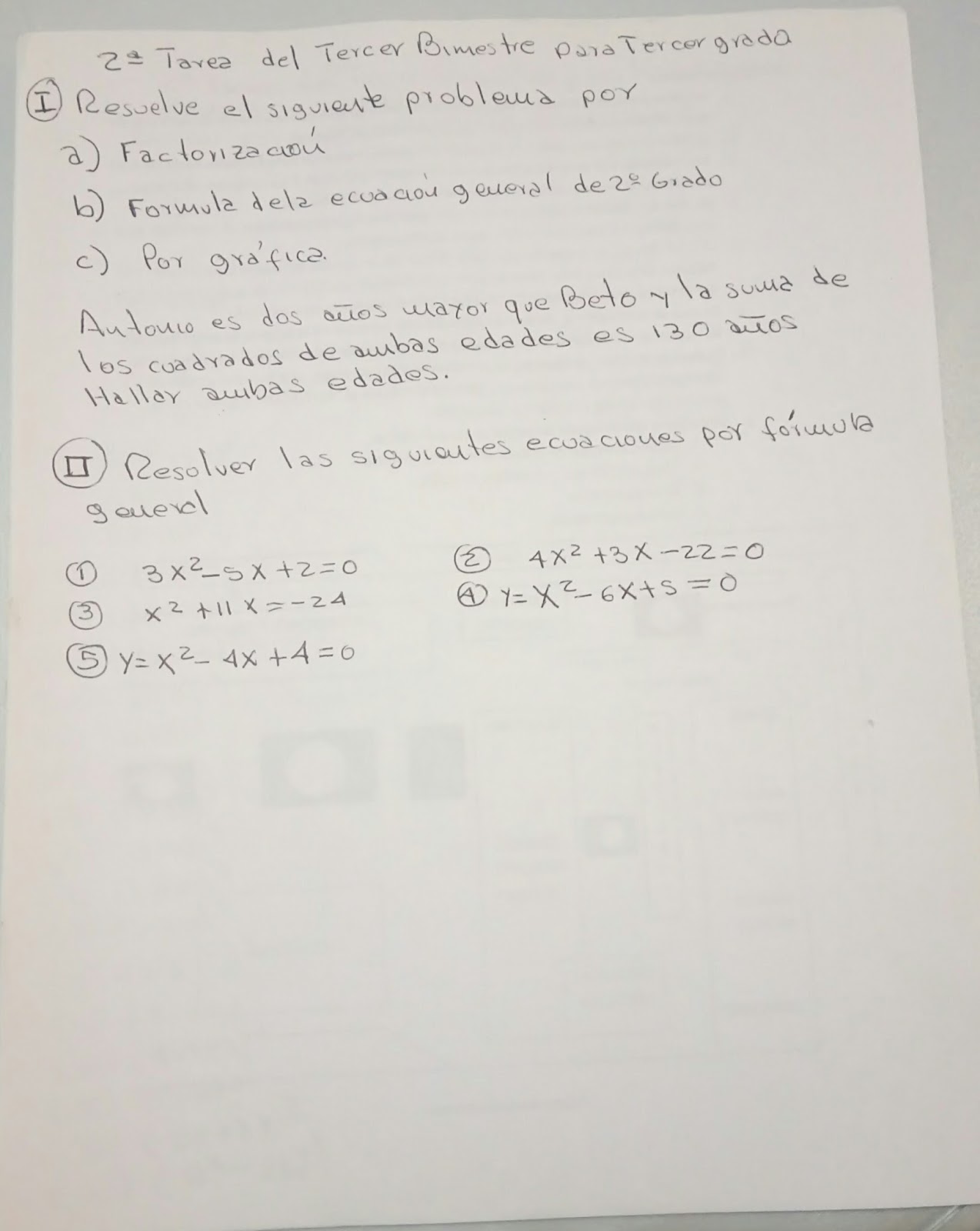 matematicas99: SEGUNDA TAREA PARA TERCER GRADO DEL TERCER BIMESTRE