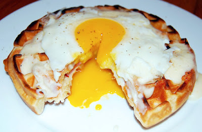 Croque Monsieur Waffles for Dad (and Mom)