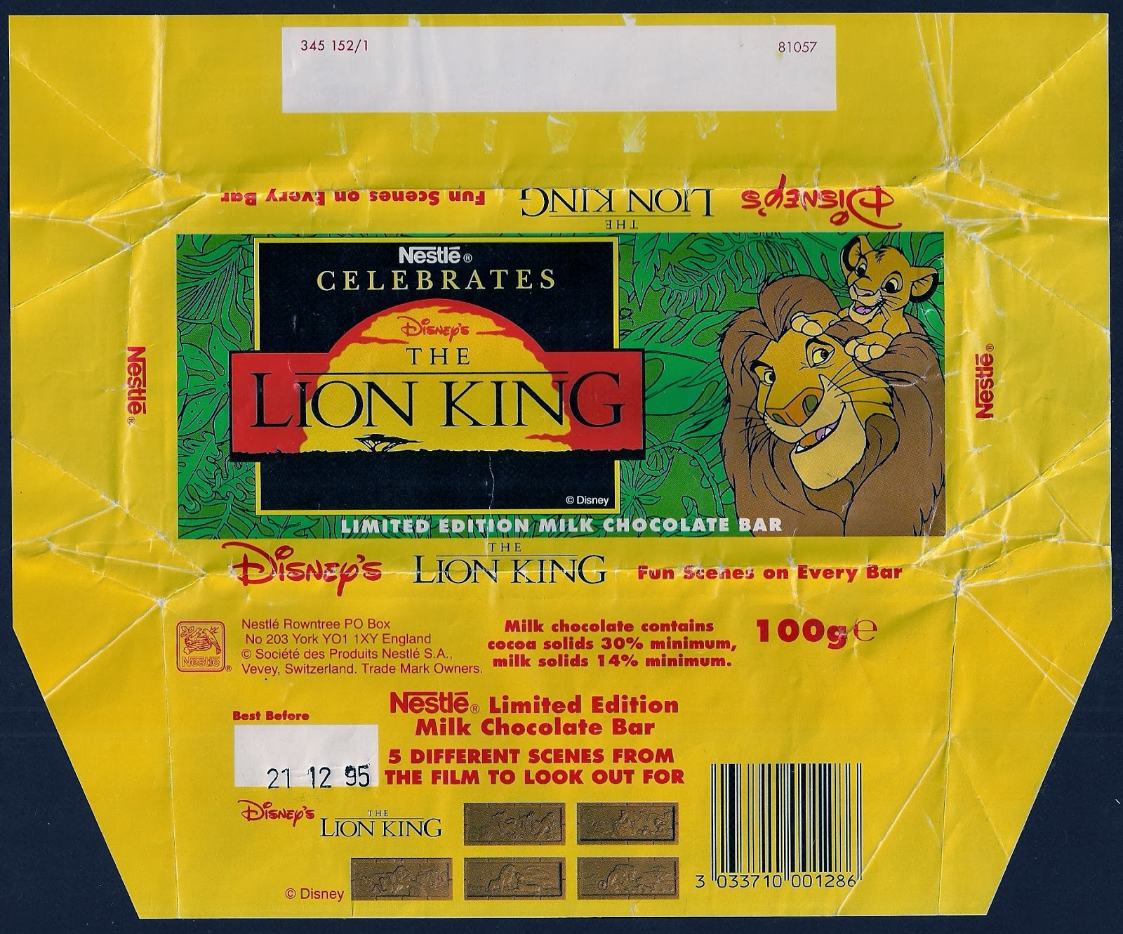 Nestlé Chocolate Wrappers!: Celebrities