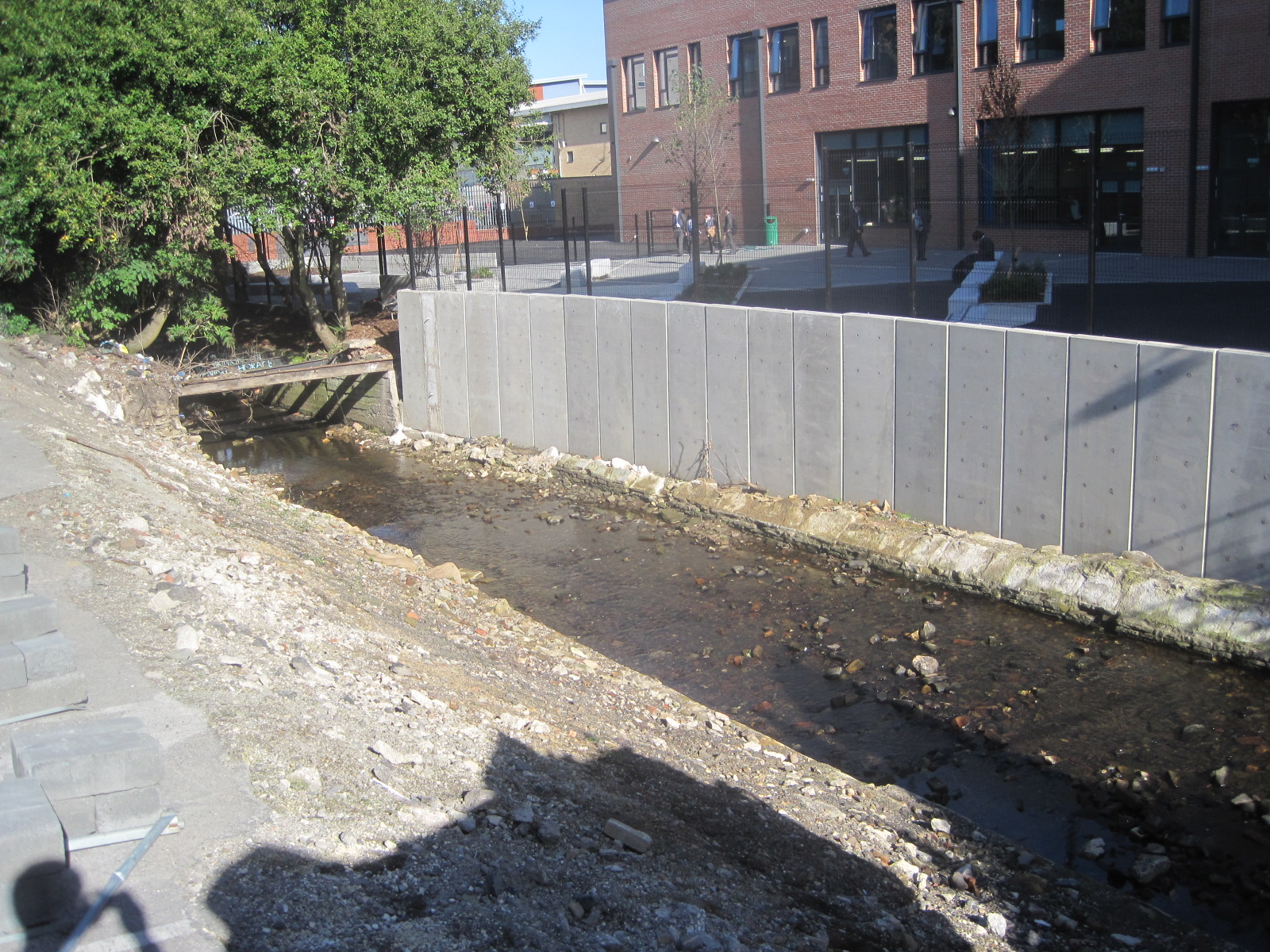 Porter Brook - Part of the Deculverting Process | Wild Trout Trust