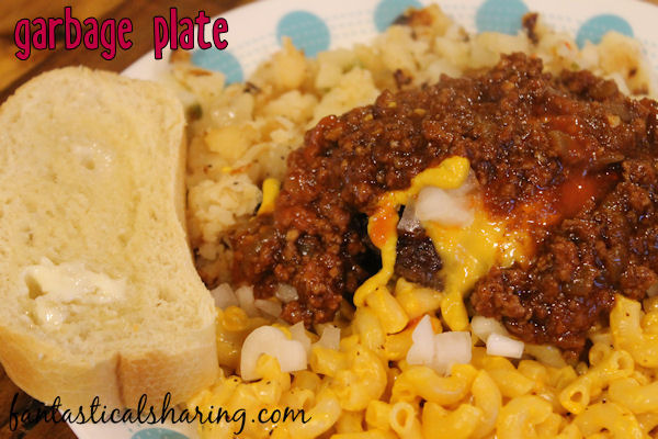 Fantastical Sharing of Recipes: Garbage Plate #SecretRecipeClub
