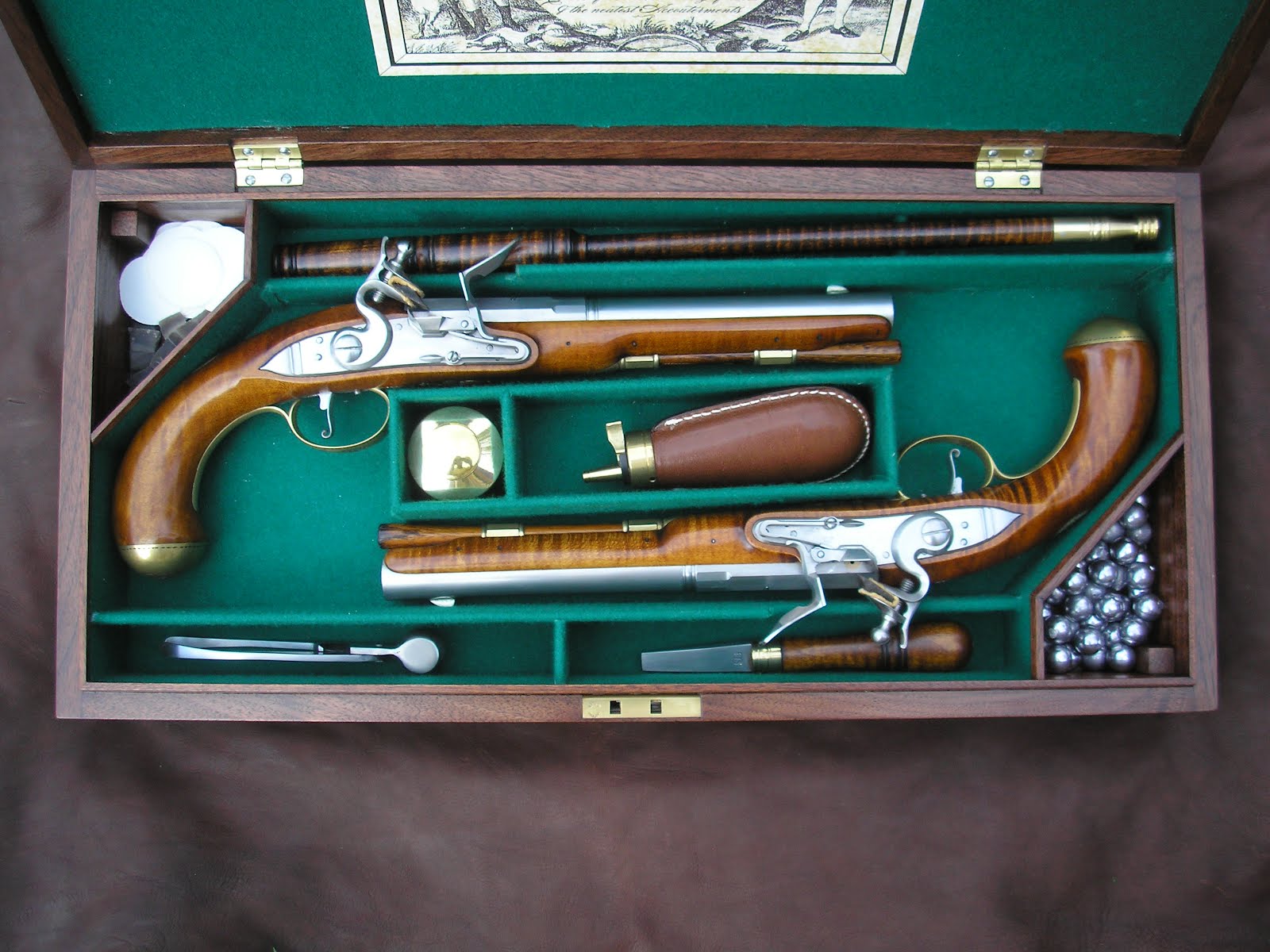 Contemporary Makers: Cased Pair of Pistols by Shane Emig