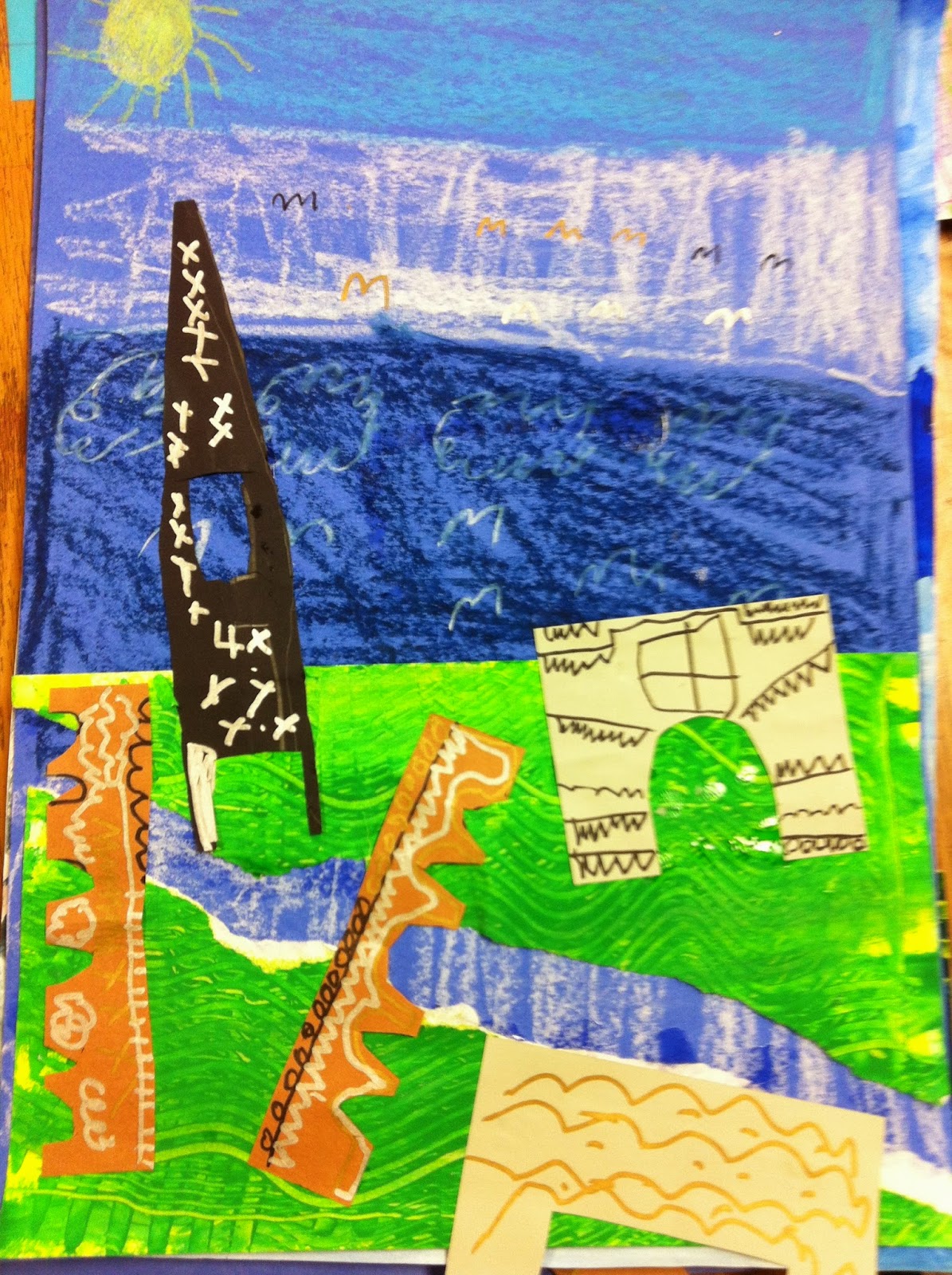 ChumleyScobey Art Room: Parisian Landscape (Project Idea from Cassie ...