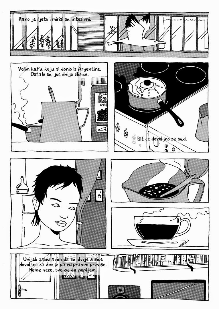Kostja Ribnik web comics: "Komadić sira" (bs)