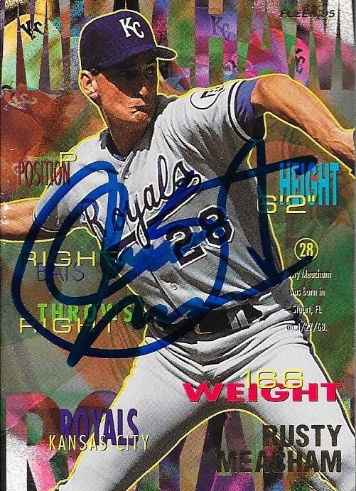 foul bunt: TTM Success - Rusty Meacham
