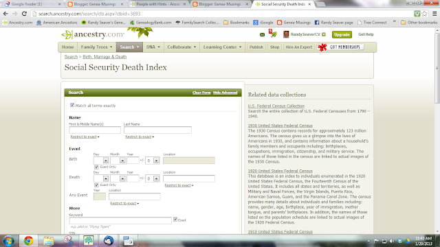 Genea-Musings: Mining Ancestry.com Records for Persons in Your Ancestry ...