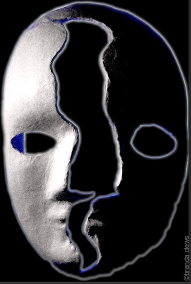 Rubies in Crystal: Digital Drawing of Split Mask