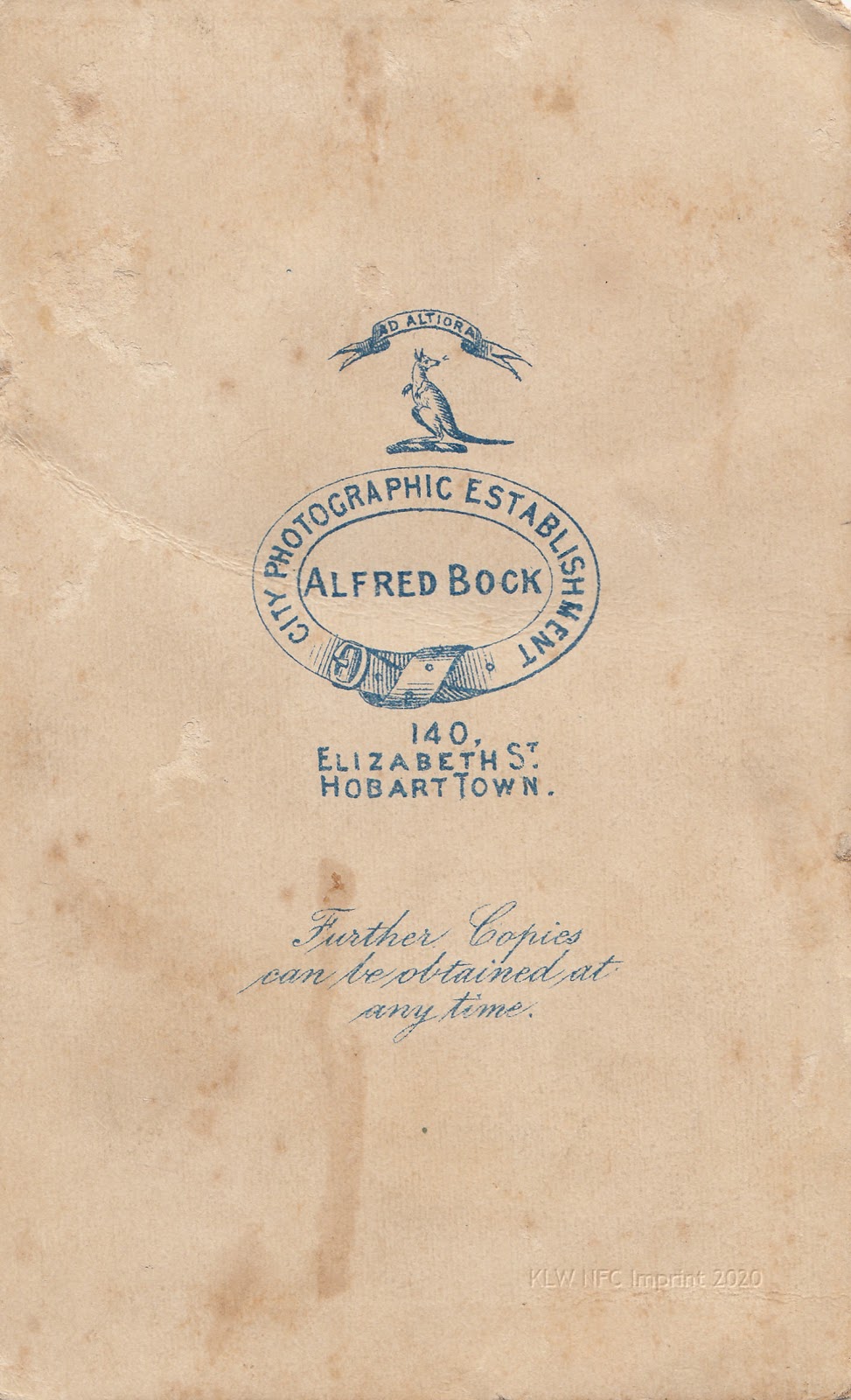 Thomas J. Nevin | Tasmanian Photographer: Alfred Bock and the Bayles ...