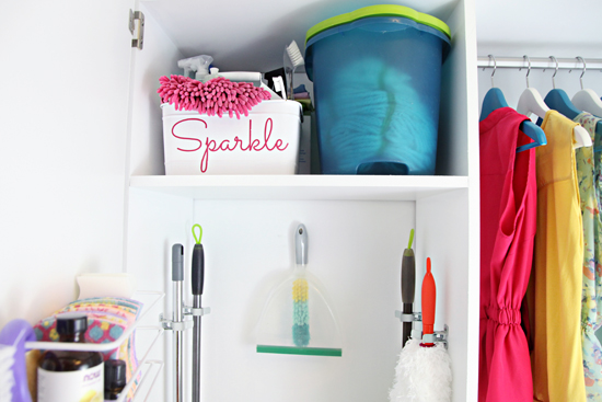 IHeart Organizing: An Organized Cleaning Cabinet