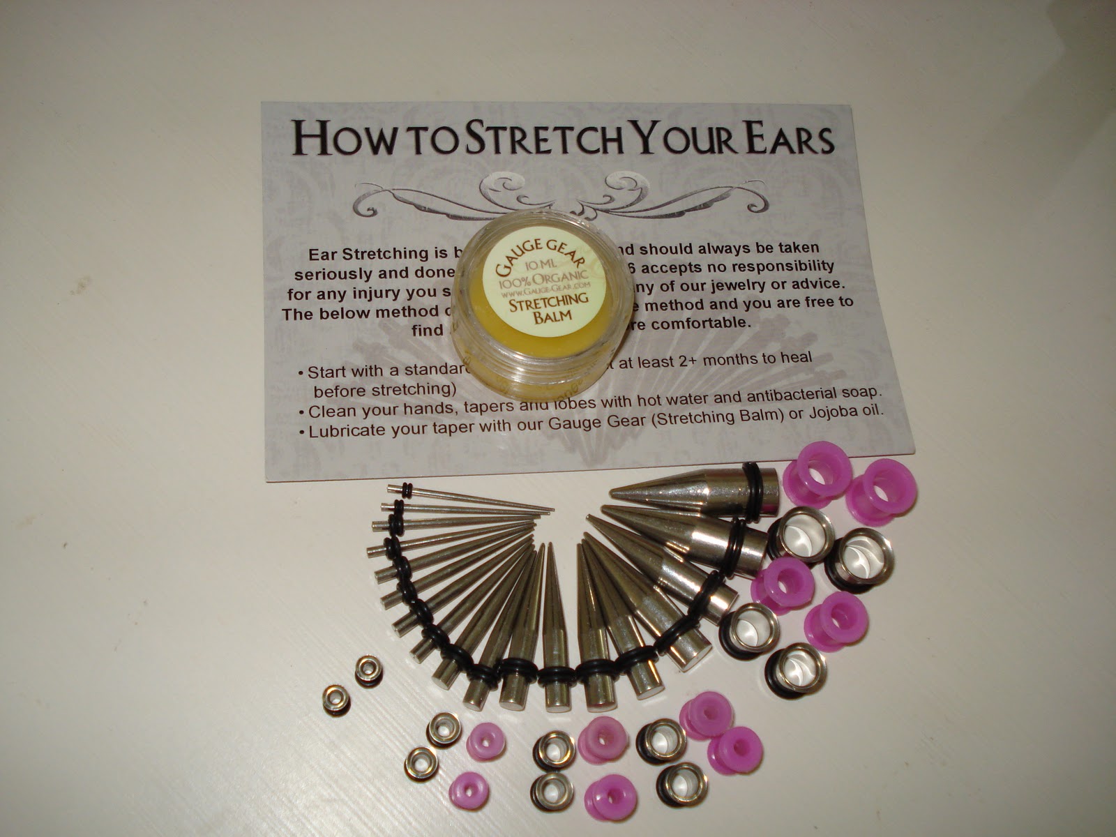 TiniBlogger: My Ear Stretch Kit