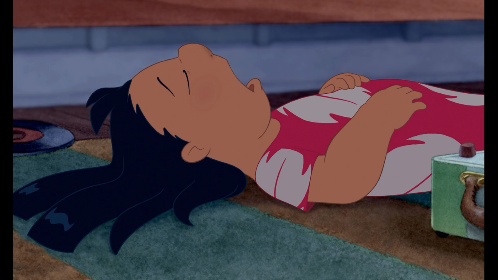 Lilo Listening To Elvis