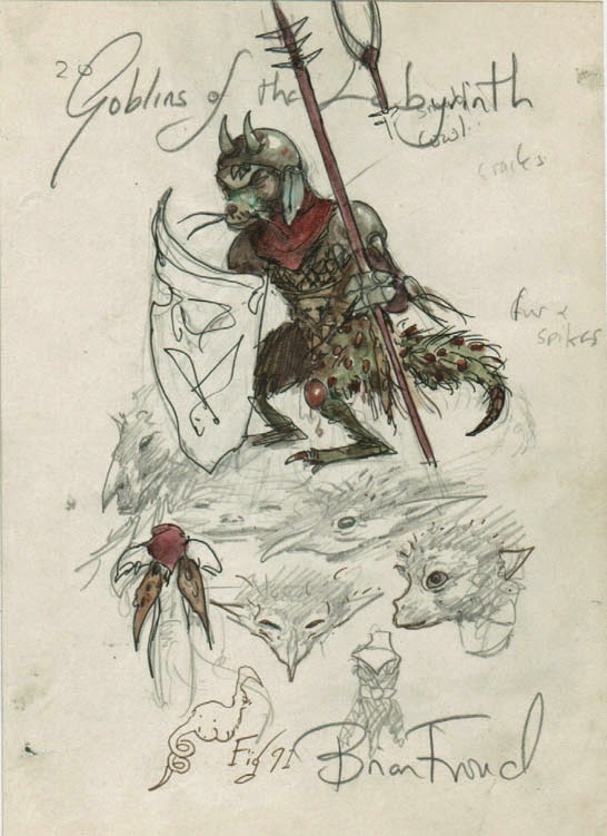 Do the Magic Dance with LABYRINTH Concept Art by Brian Froud « Film Sketchr