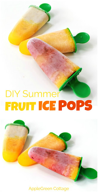 How To Make Fruit Ice Pops This Summer - AppleGreen Cottage