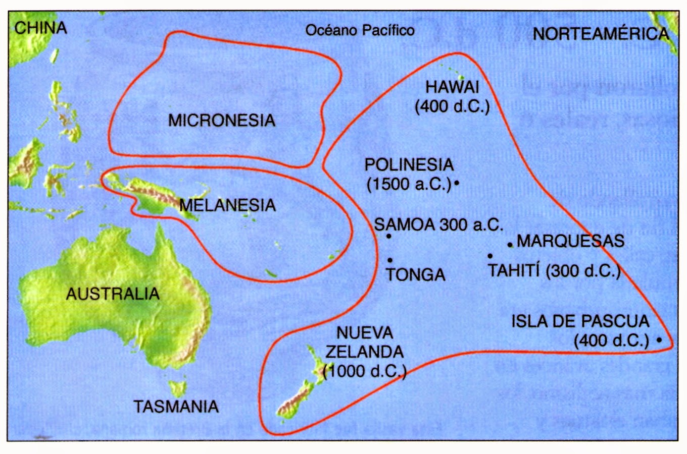 Los Polinesios 2000 a.C. - 1000 d.C.