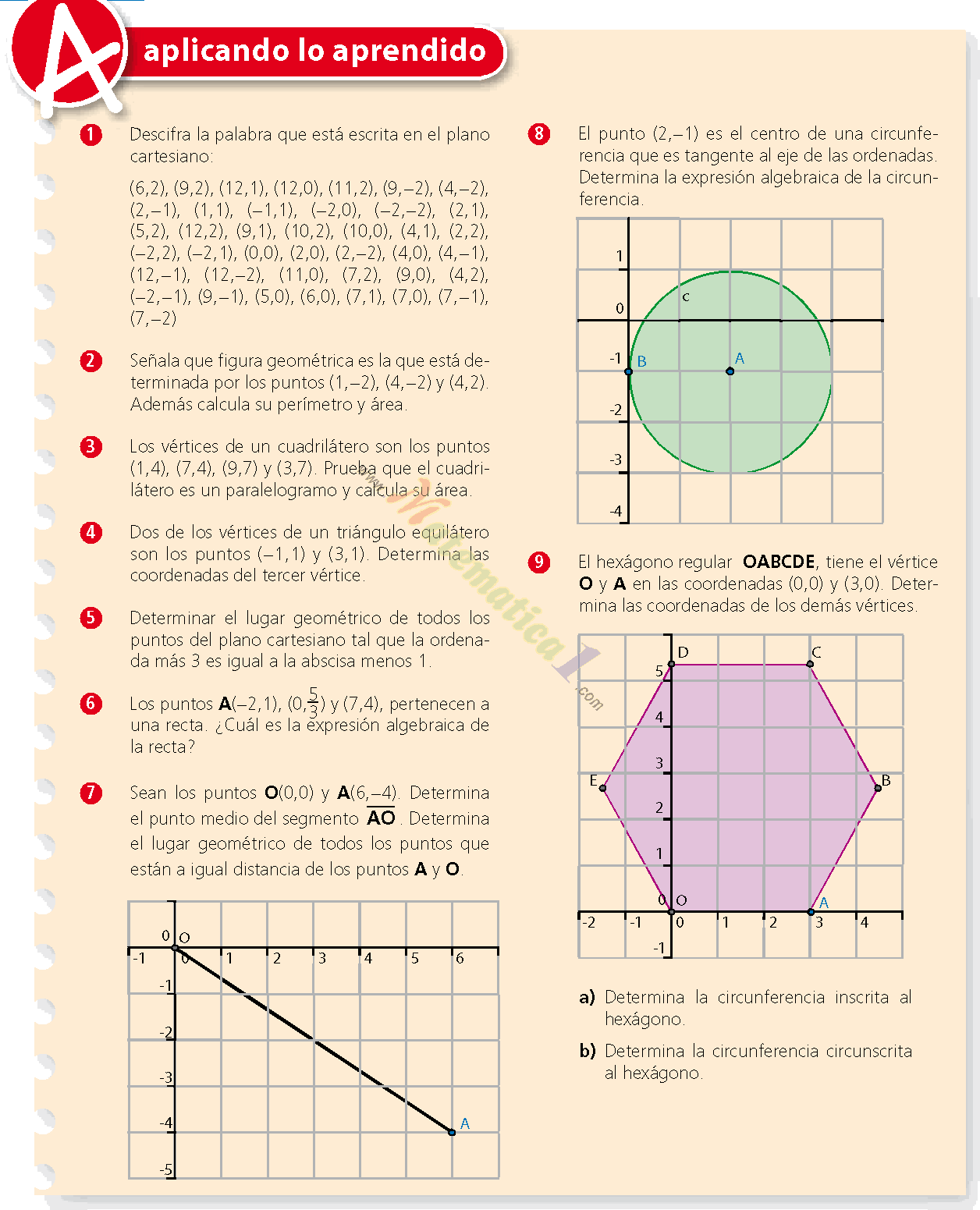 TRANSFORMACIONES ISOMETRICAS Y CONGRUENCIA DE FIGURAS EJERCICIOS ...