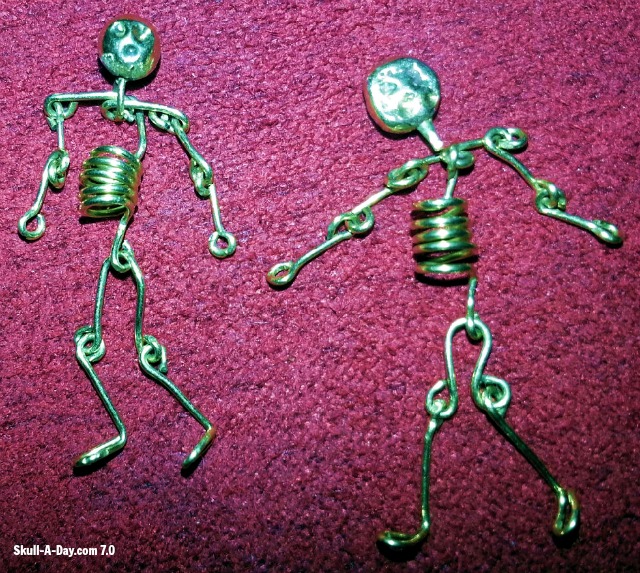 Skeleton Earrings