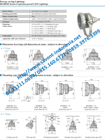 HELON - ENERGY-SAVING LIGHTINGS-HLBD05-SERIES EXPLOSION-PROOF LED ...