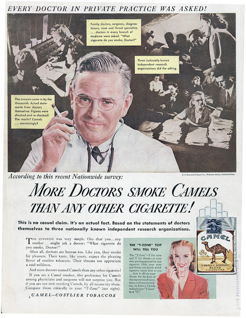 30 Outrageous Vintage Cigarette Ads Claimed That “More Doctors Smoke ...
