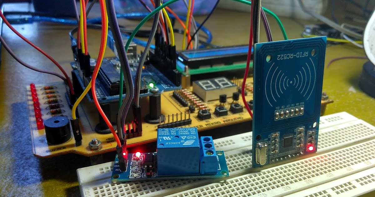 Project V 13 Security System With Rfid Based On Arduino