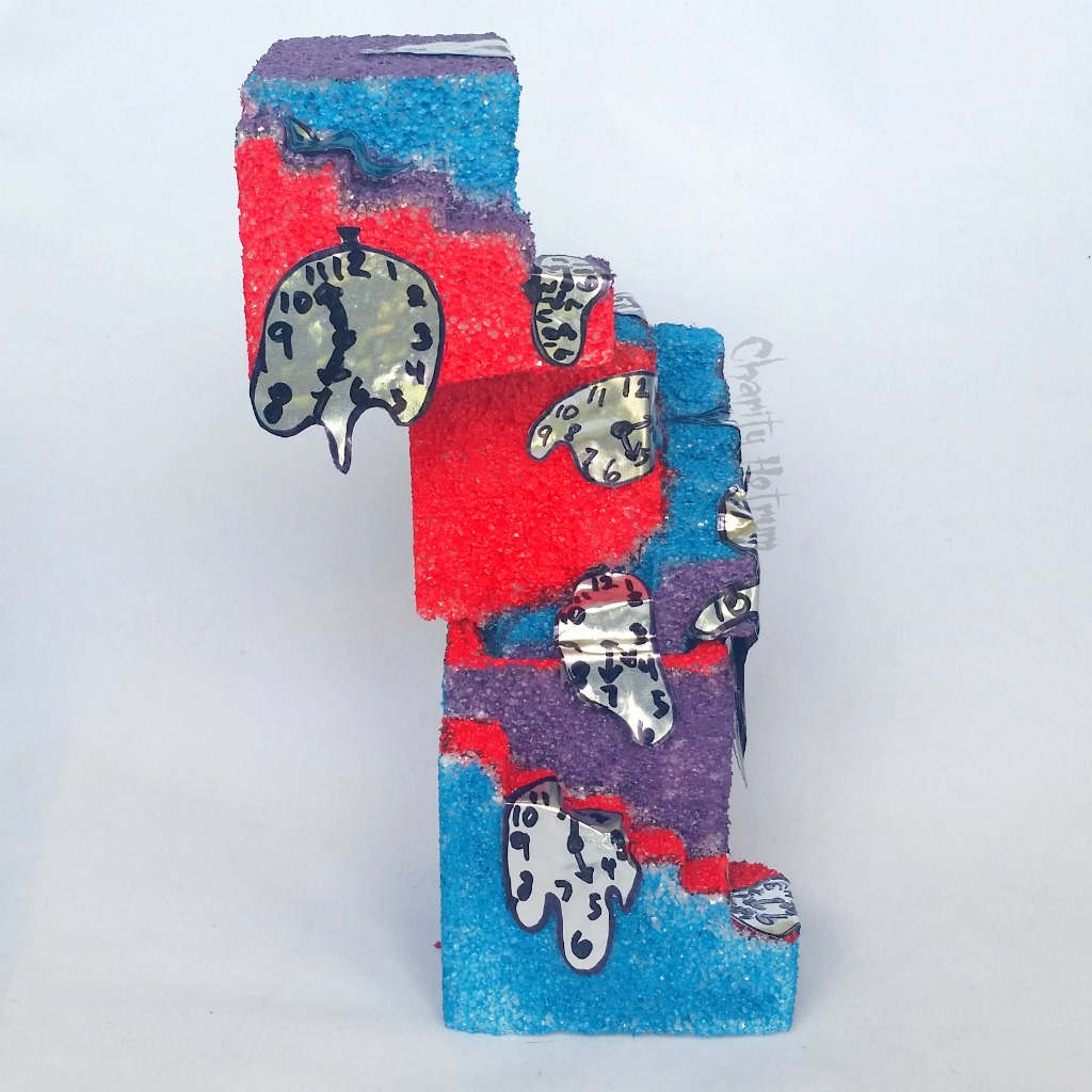 Scrappin' Chaos: How To Make A Quick And Easy Tower With Foam Blocks