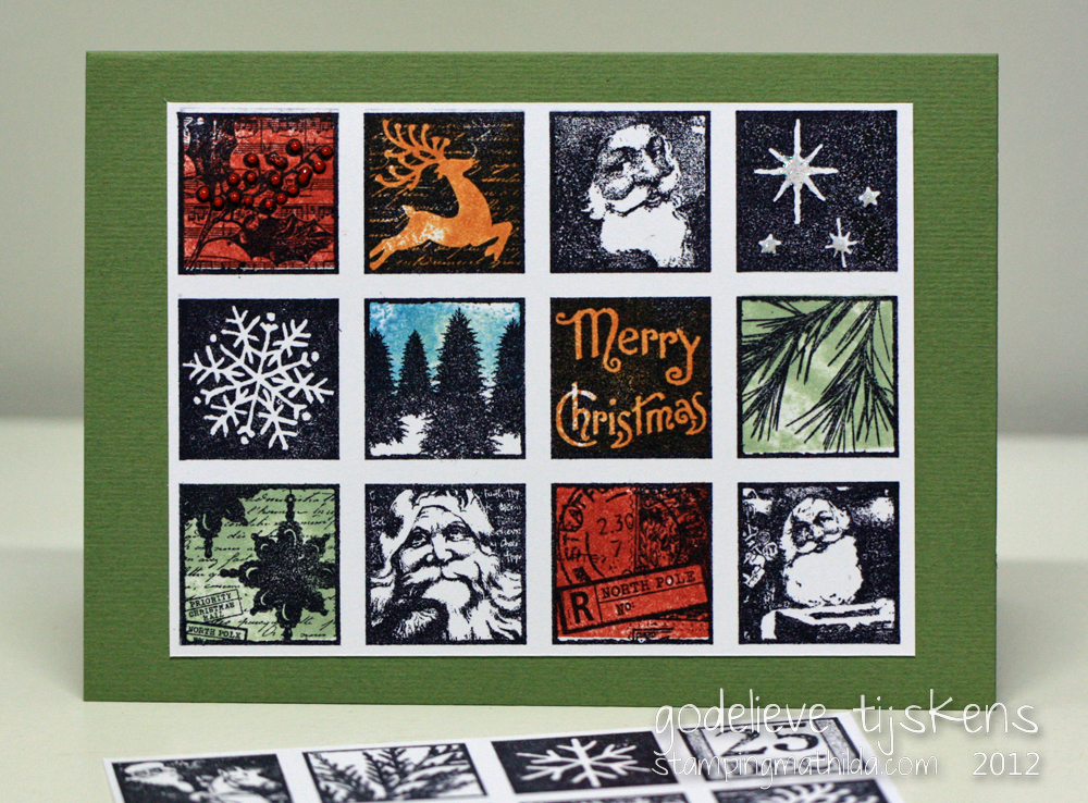 StampingMathilda: Darkroom Door - Christmas Inchies - Part 3