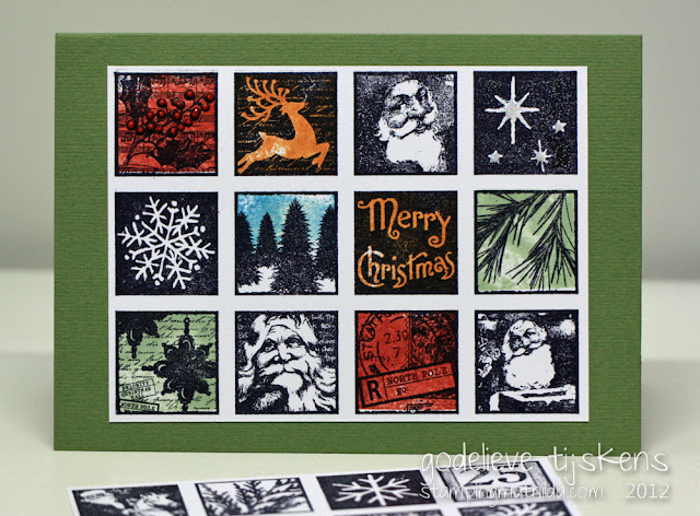 StampingMathilda: Darkroom Door - Christmas Inchies - Part 3