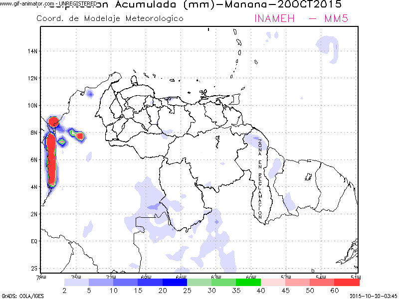 El tiempo meteorológico en Venezuela: Previsión meteorológica para ...