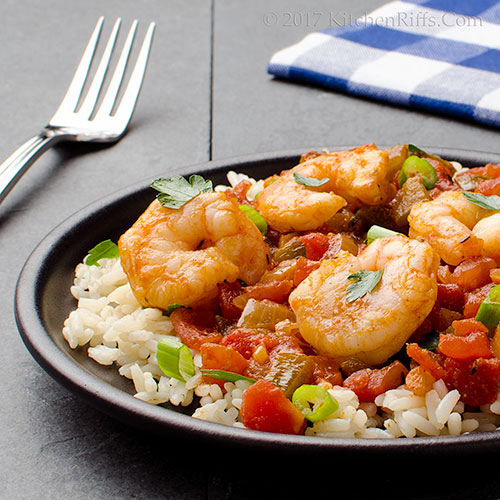 Kitchen Riffs: Quick and Easy Shrimp Creole
