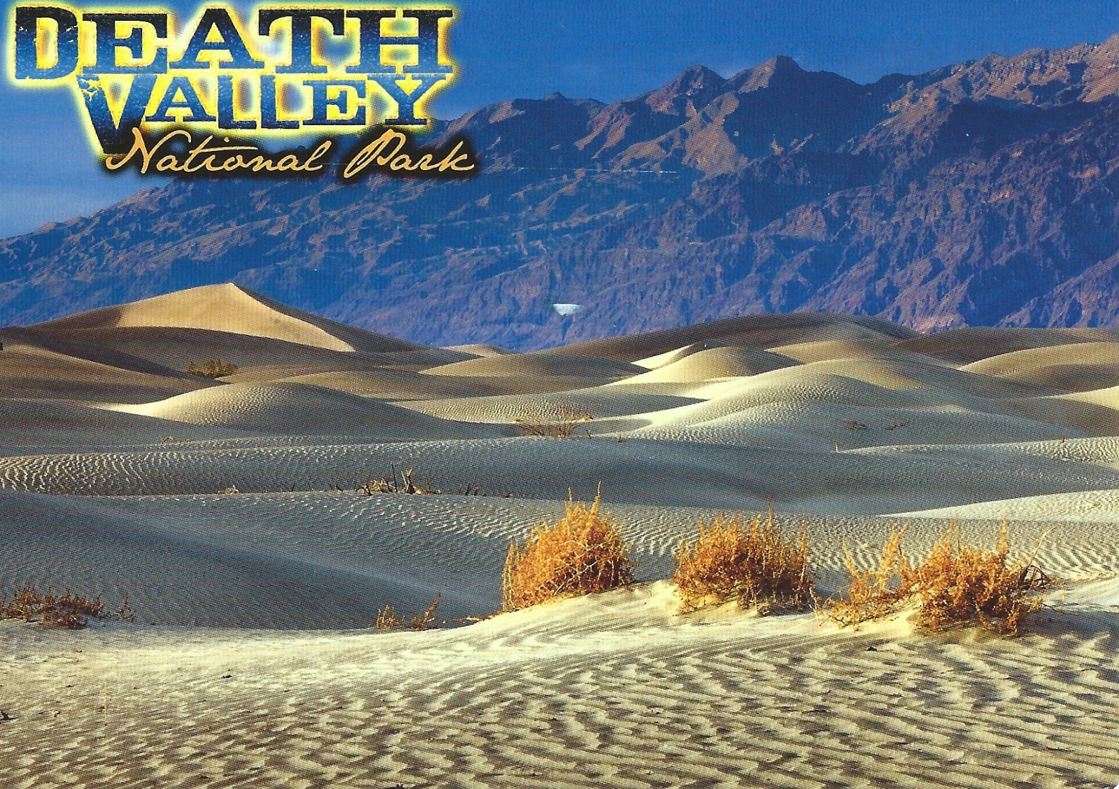 MY POSTCARD-PAGE: USA ~ Death Valley National Park - California