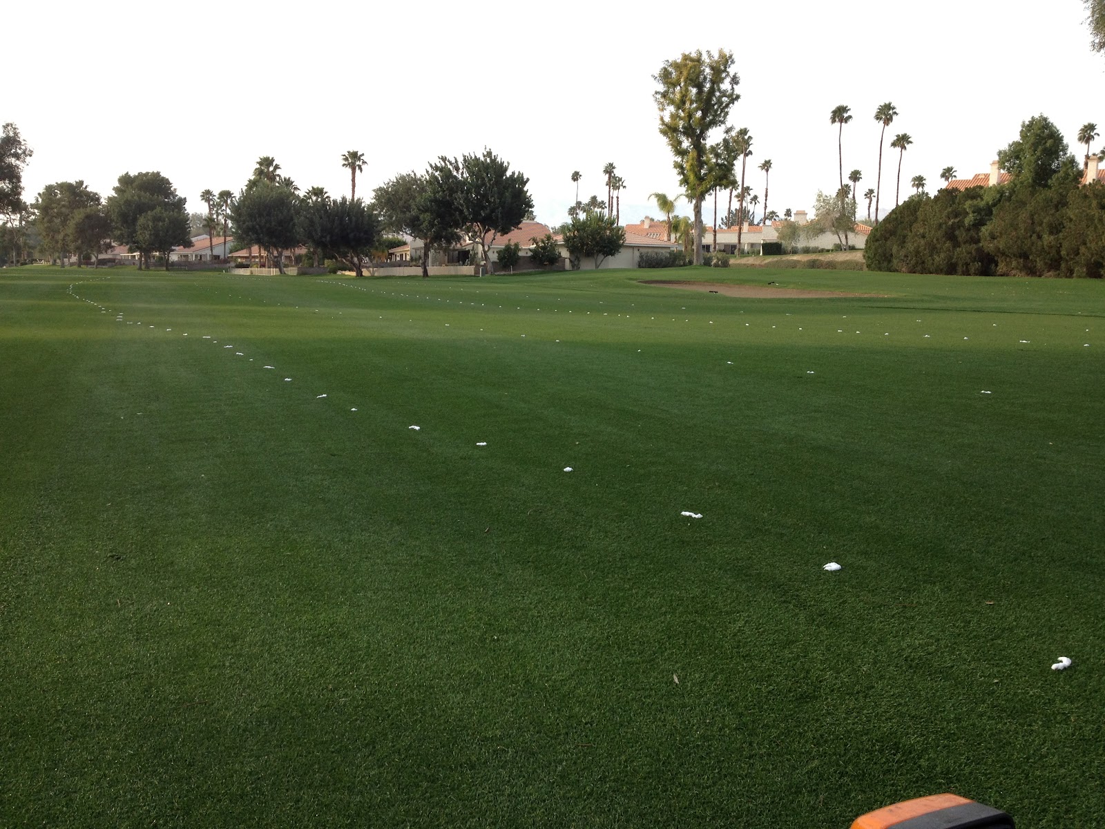 Avondale Golf Course Maintenance Updates: Spraying Barricade