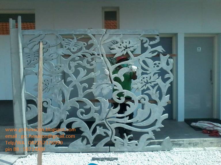 GRC HEXACON INDONESIA : Cara Pemasangan Panel GRC Krawangan (bag 2)