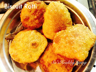 Su'sHealthyLiving: Biscuit Rotti ( stuffed fried bread)