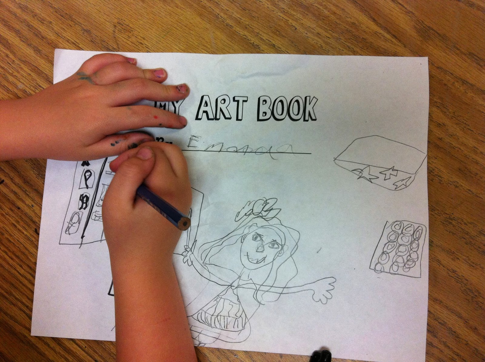 ChumleyScobey Art Room: Kindergarten Art Book: 4th 9 Weeks Project