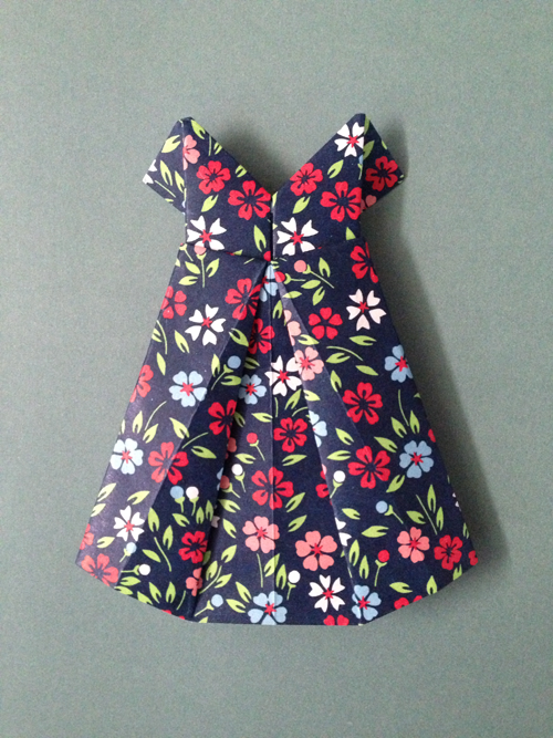 Forty Weeks: Crafts/DIY: Origami Dresses