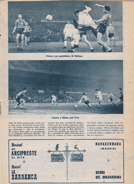 Futbol Español Recopilación: Real Madrid Magazine Mayo de 1962.