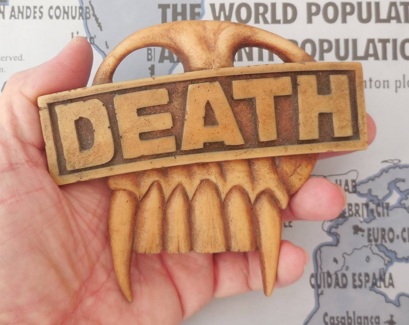 Cellar of Dredd: Judge Death badge by Planet Replicas