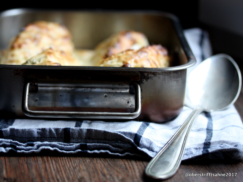 Das macht den Kohl auch nicht fett: Gebackener Spitzkohl mit Frischkäse