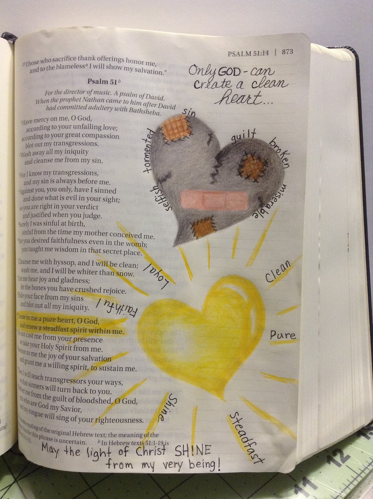 A Little Perspective - Living In Joy, Hope and Grace: Psalm 51:10 Bible ...