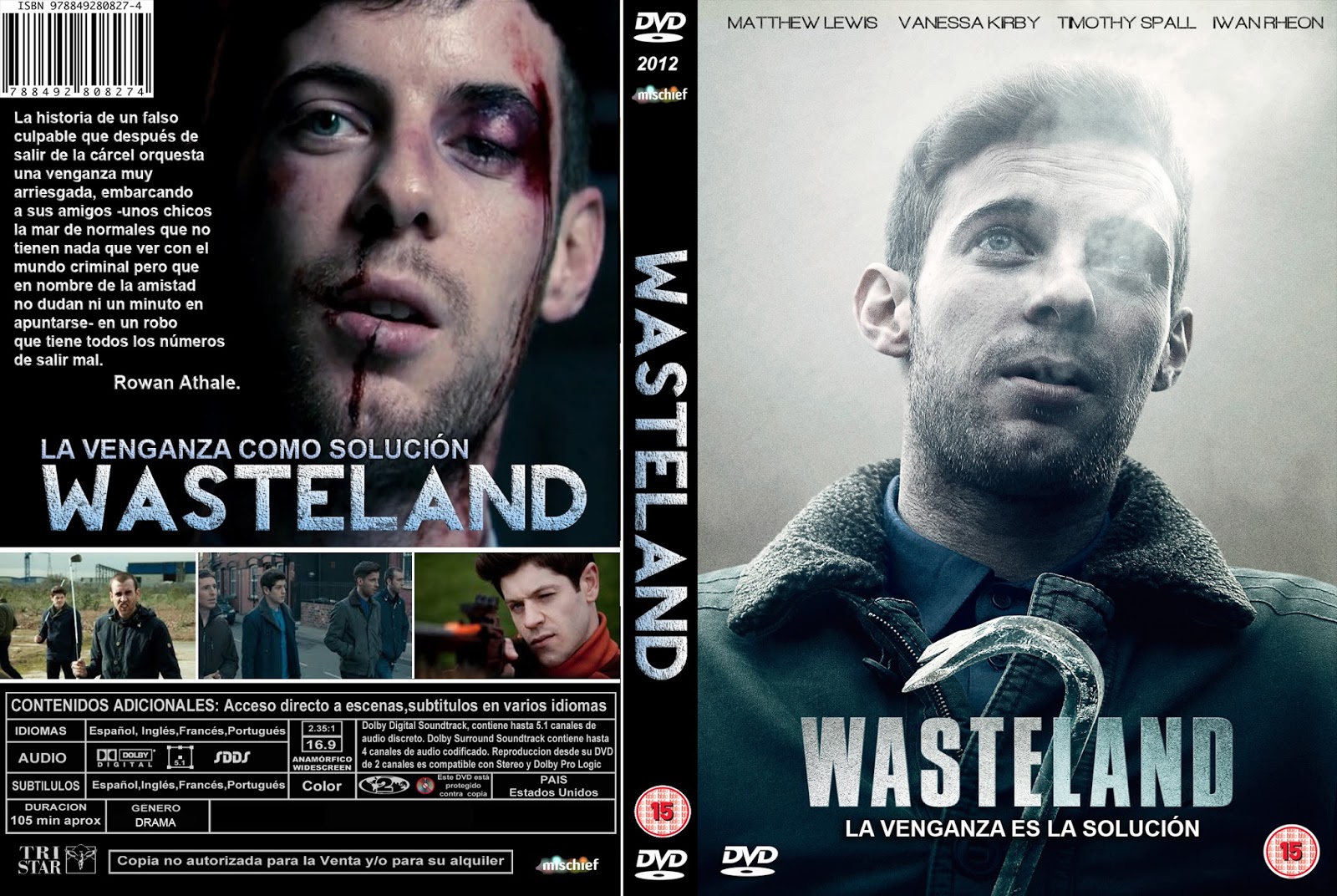 PB | DVD Cover / Caratula FREE: THE RISE (WASTELAND) - DVD COVER 2012 ...