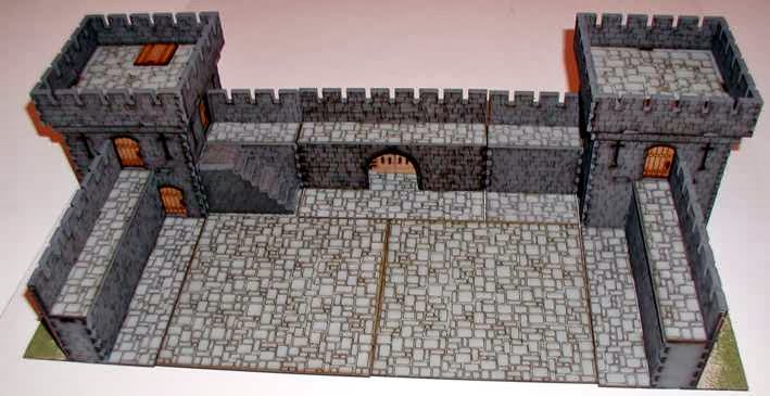 Wargame News and Terrain: Sally 4th: New 28mm Castle Releases