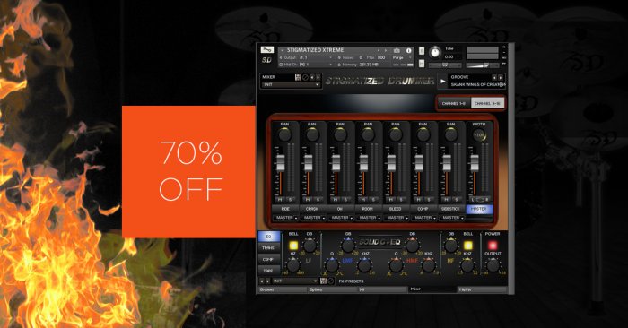VST Buzz Deal: Stigmatized Drummer Metal Drum Sample Library for ...