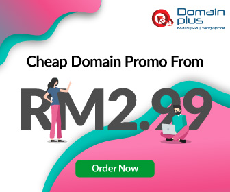 DomainPlus (MY): Cheap Domain Promo From RM2.99