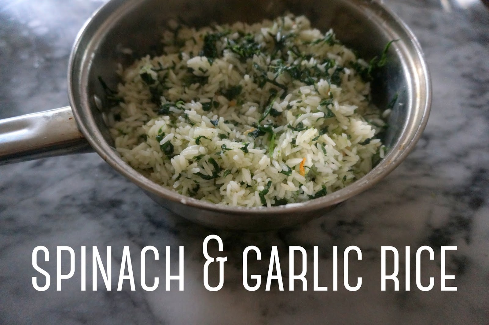 Spinach & Garlic Rice