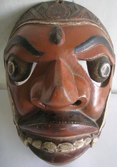 TOKO ANTIEK RETRO: ANTIQUE ORIGINAL JAVANESE MASK / ANTIK PAHATAN DJAWA ...
