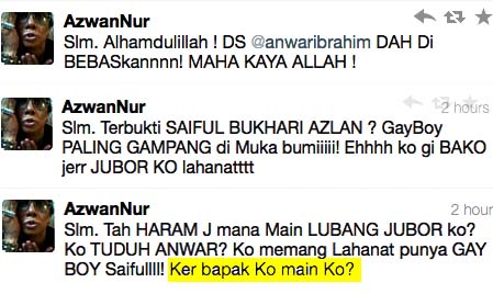 MYARTIS.COM | MYARTIS | MY | ARTIS: AZWAN ALI 'BERSORAK' BILA SAIFUL KALAH