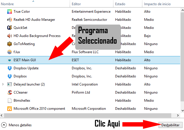 VILLATec | Soluciones Para Optimizar Tu PC: Como Deshabilitar Programas ...
