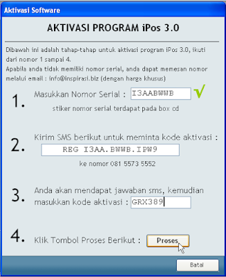 Aktivasi Program IPOS 3 | Program Toko