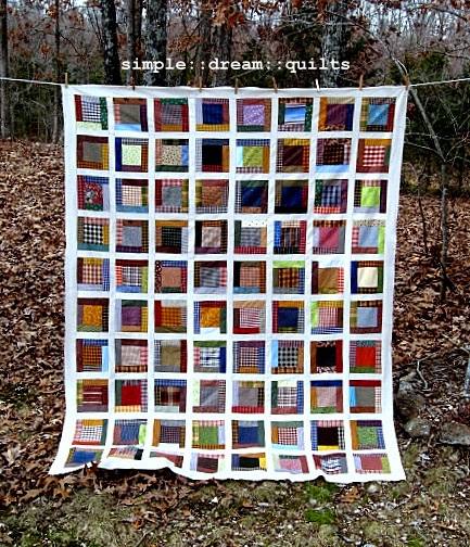simple :: dream :: quilts: another framed square quilt...biggest one yet