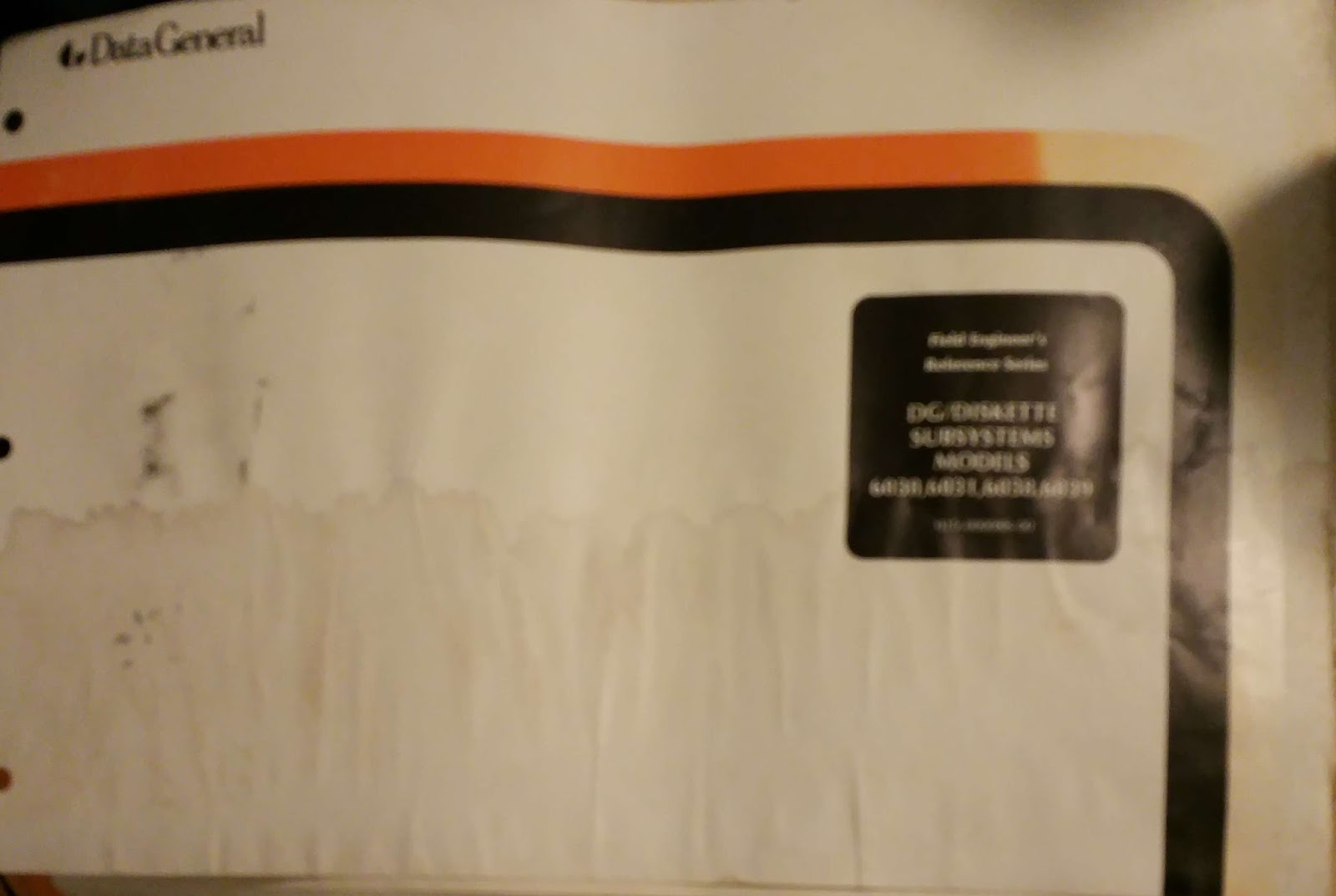 Jim's collections: Data General Nova 4 Manuals