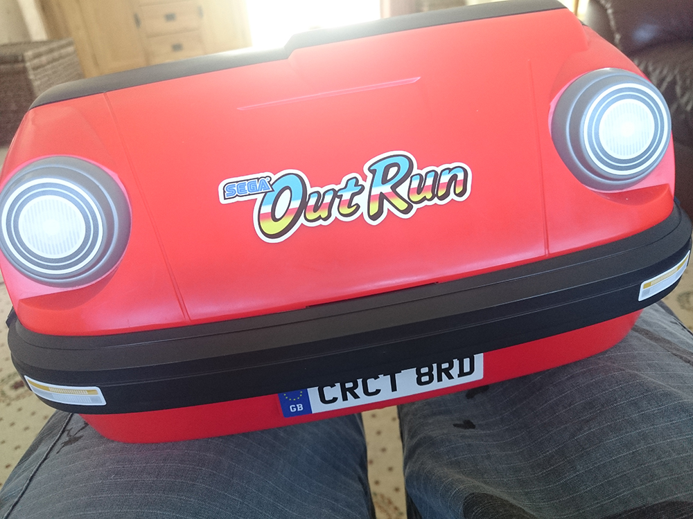 '80s Turnin' Turbo Toy Converted To Mini 'Out Run' Arcade Game